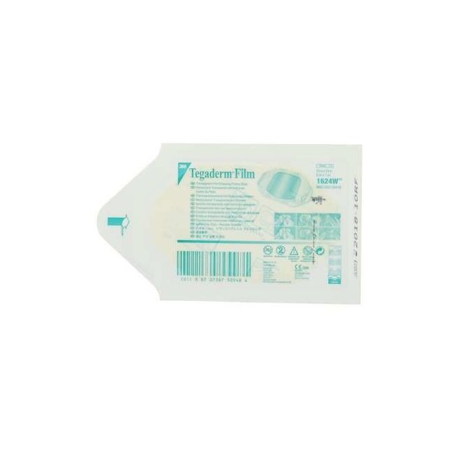 3M Tegaderm sterile dressing transparent film 6x7cm - 1624 (Pack of 100)
